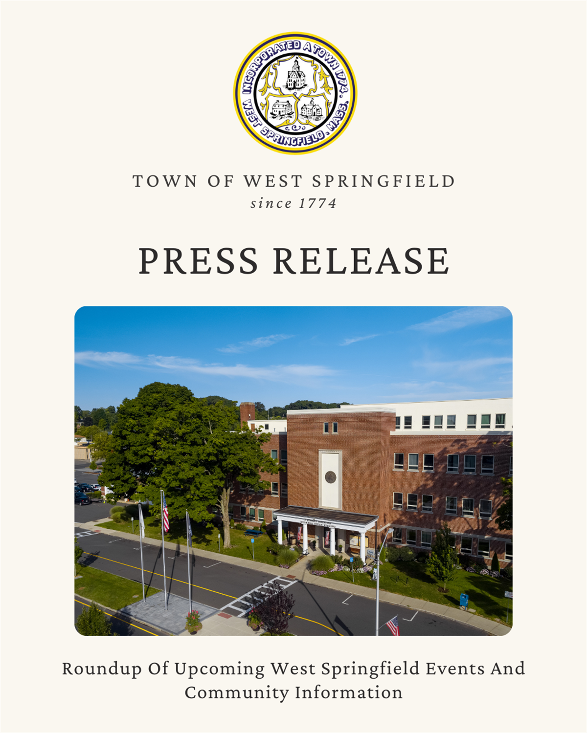 Roundup Of Upcoming Events And Community Information Information - Town ...